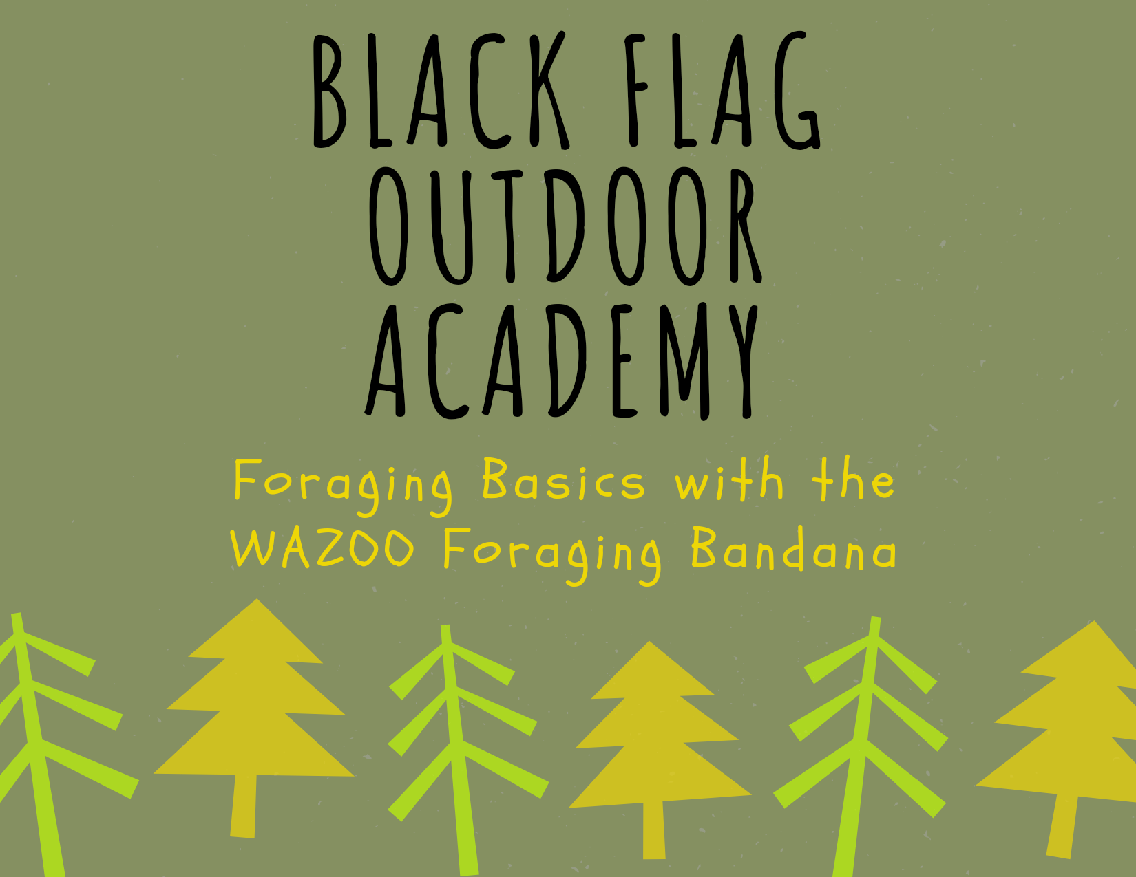 Foraging Basics with the WAZOO Foraging Bandana – Black Flag Survival